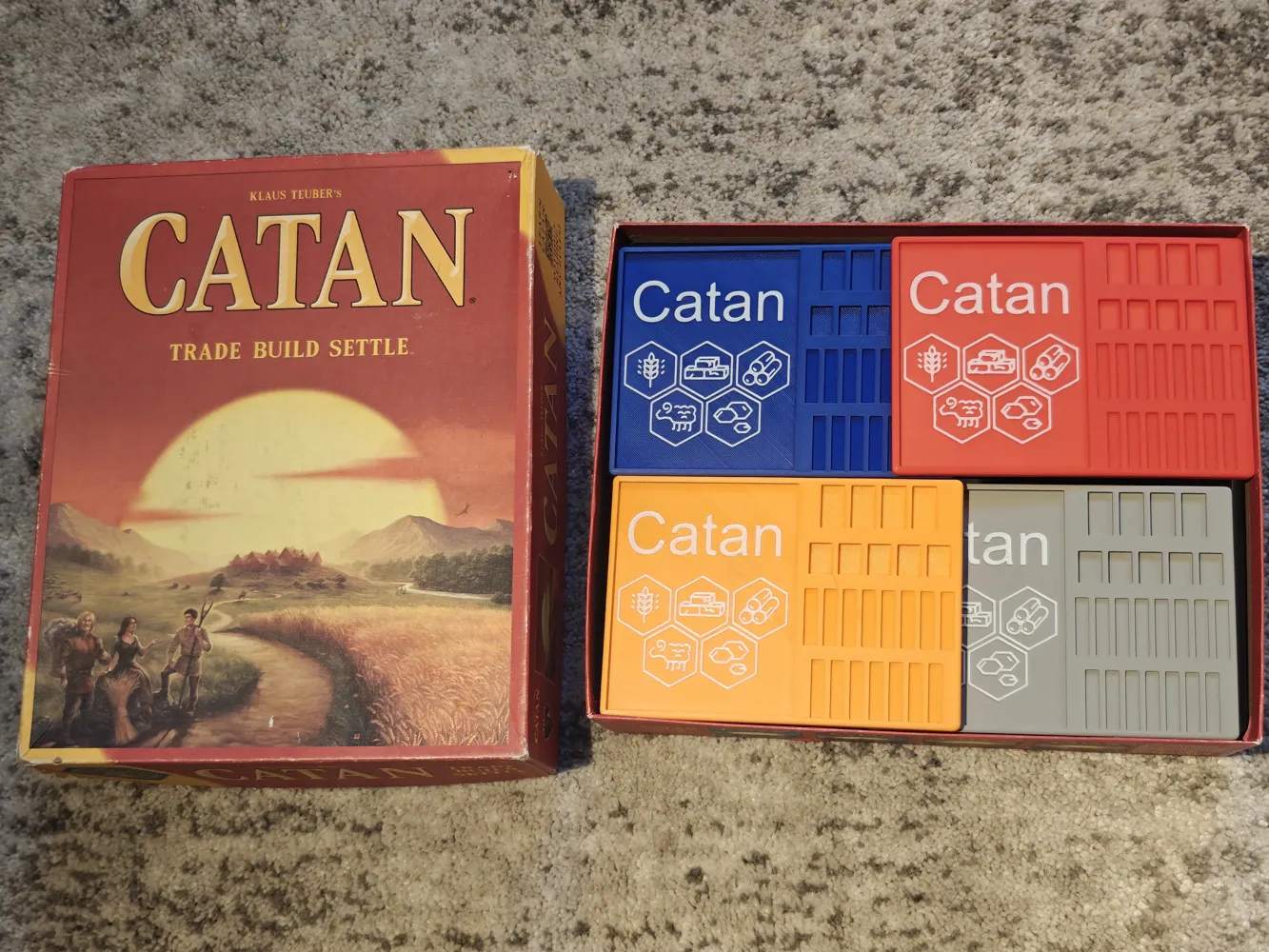 Catan Player Trays by Tazzs MakerWorld: Download Free 3D Models