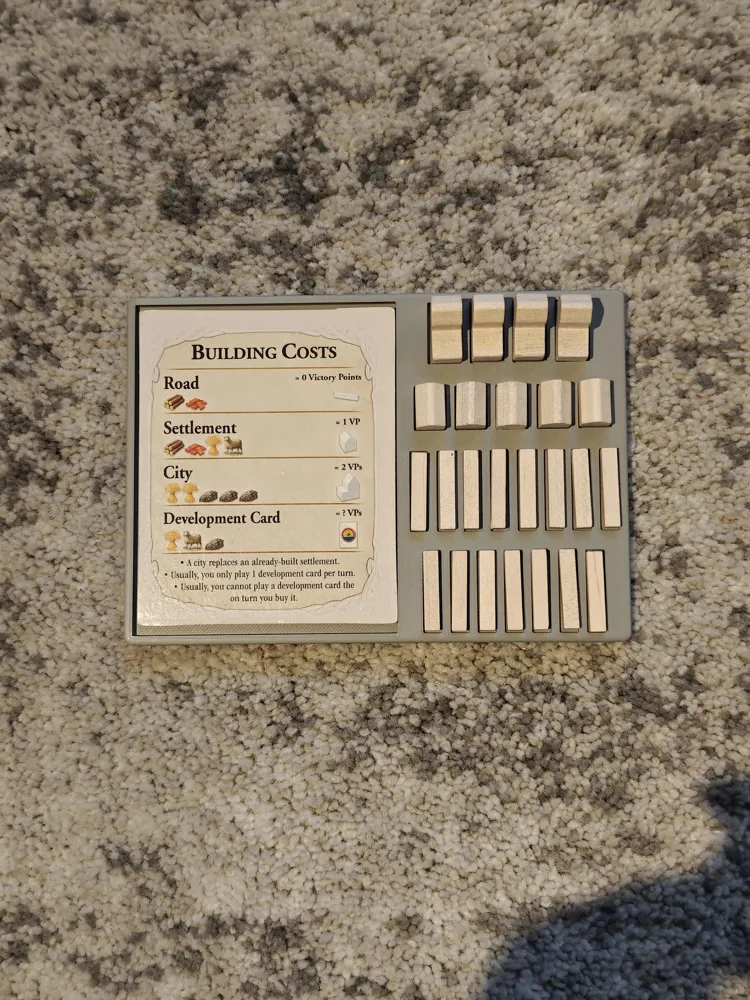 Catan Player Trays - Free 3D Print Model - MakerWorld