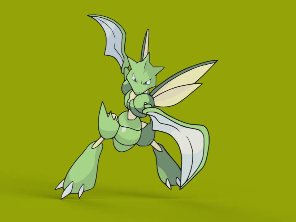 Scyther Wall Art by Sitsero - MakerWorld