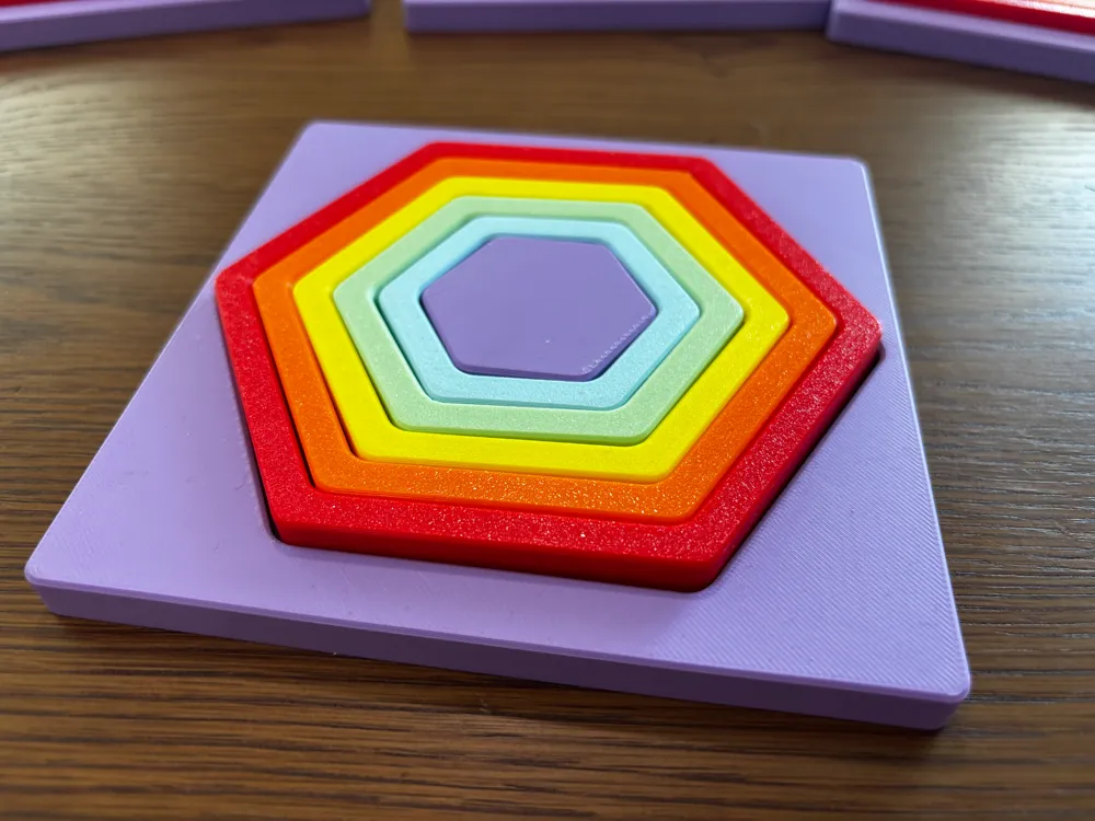 Shape Sorting Ring Puzzles! | Children's Toy by Sulena 3D Design ...