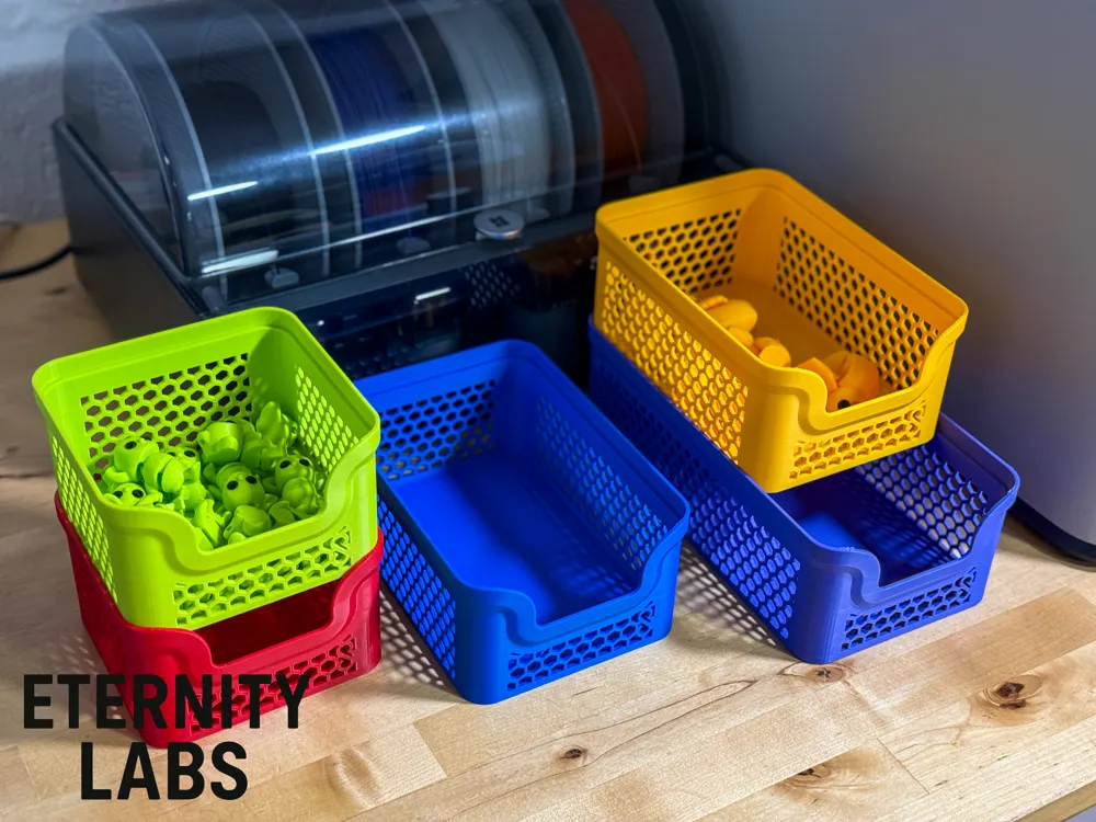 Stacking Cascade Basket System - 125x240mm - Free 3D Print Model ...