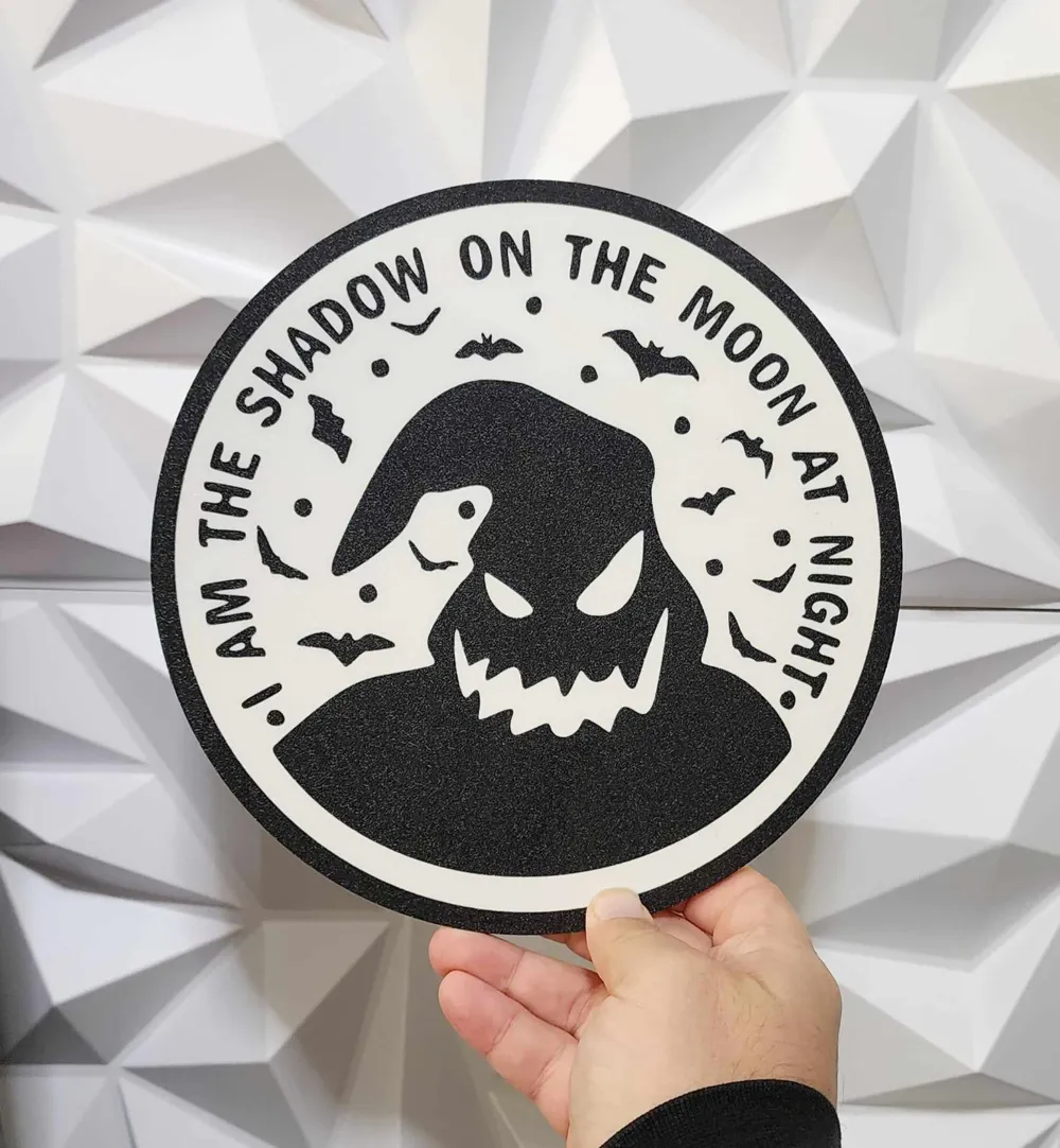 Oogie Boogie Sign or Coaster by Williams Industries - MakerWorld