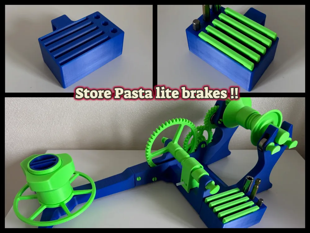 Pasta Lite Brake and Tip Storage by M3D MakerWorld: Download Free 3D Models