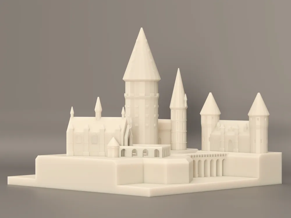 Mini Hogwarts Castle - Harry Potter - Free 3D Print Model - MakerWorld