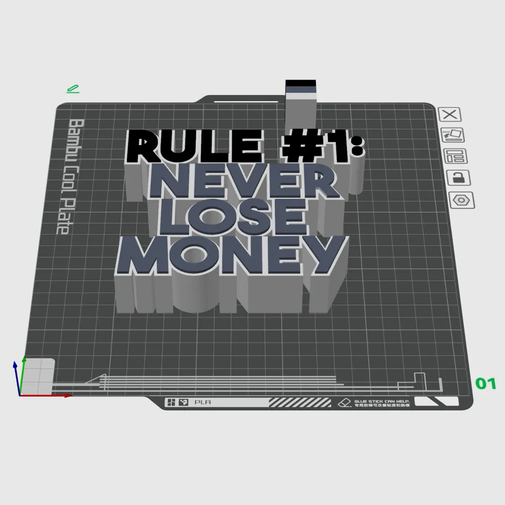 Warren Buffett Desktop Quote by X1CleanPrints - MakerWorld
