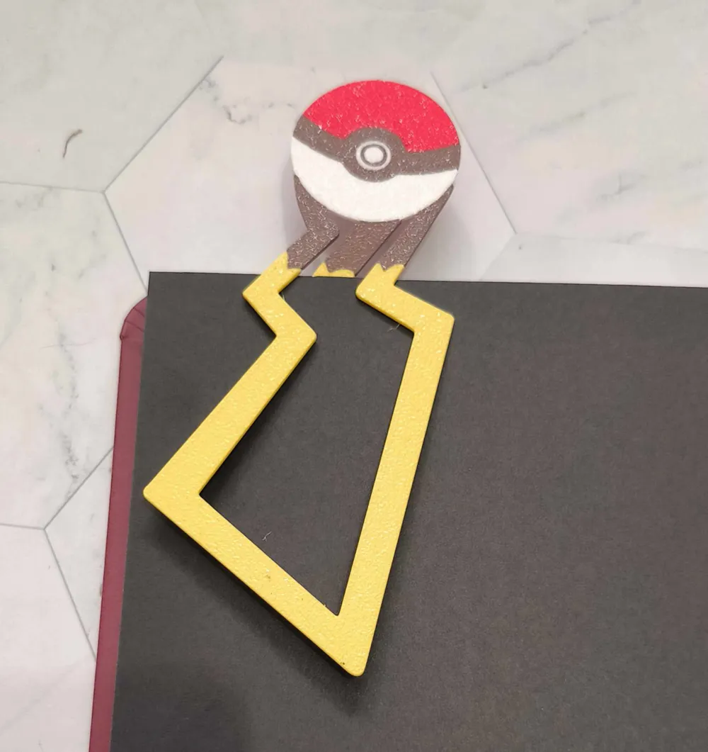 Pokemon pokeball bookmark by MissNekotaku - MakerWorld