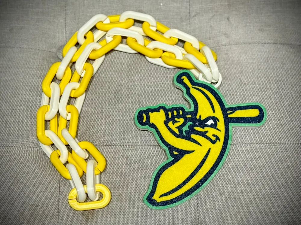Savannah Banana - Hype Chain - Banana Only! - Free 3D Print Model ...