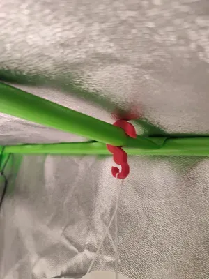 (Grow)Tent Pole Clip 16mm by HT4L Printing MakerWorld: Download Free 3D ...