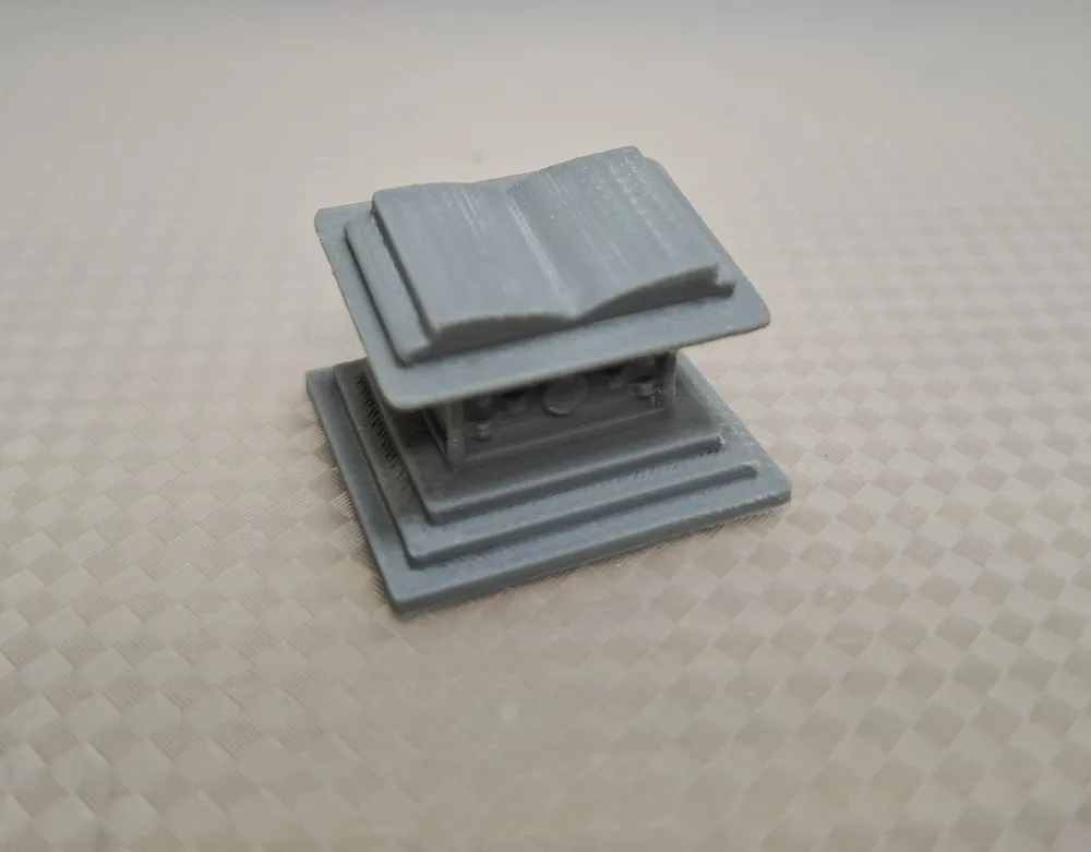Miniature Book Pedestal by Kat Tarasenko MakerWorld: Download Free 3D ...