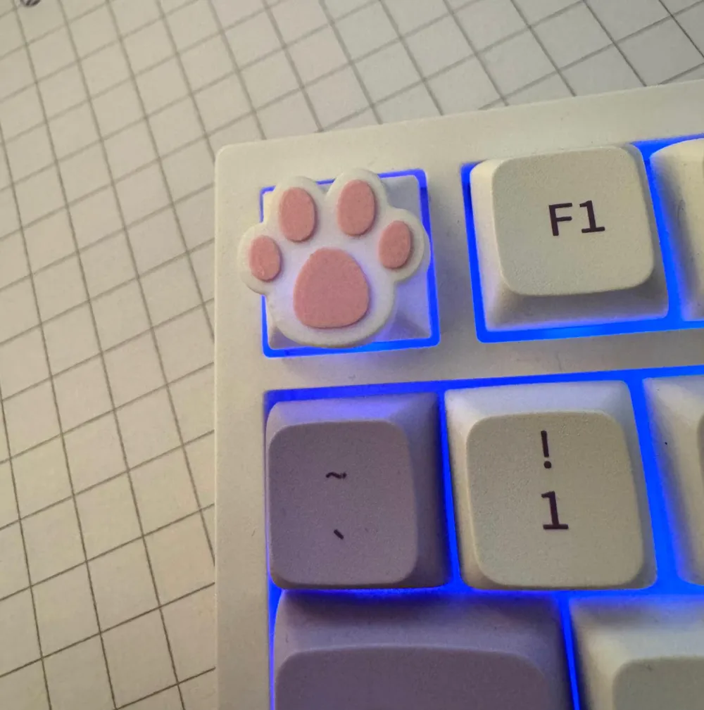 Cat paw keycap by kusira MakerWorld: Download Free 3D Models