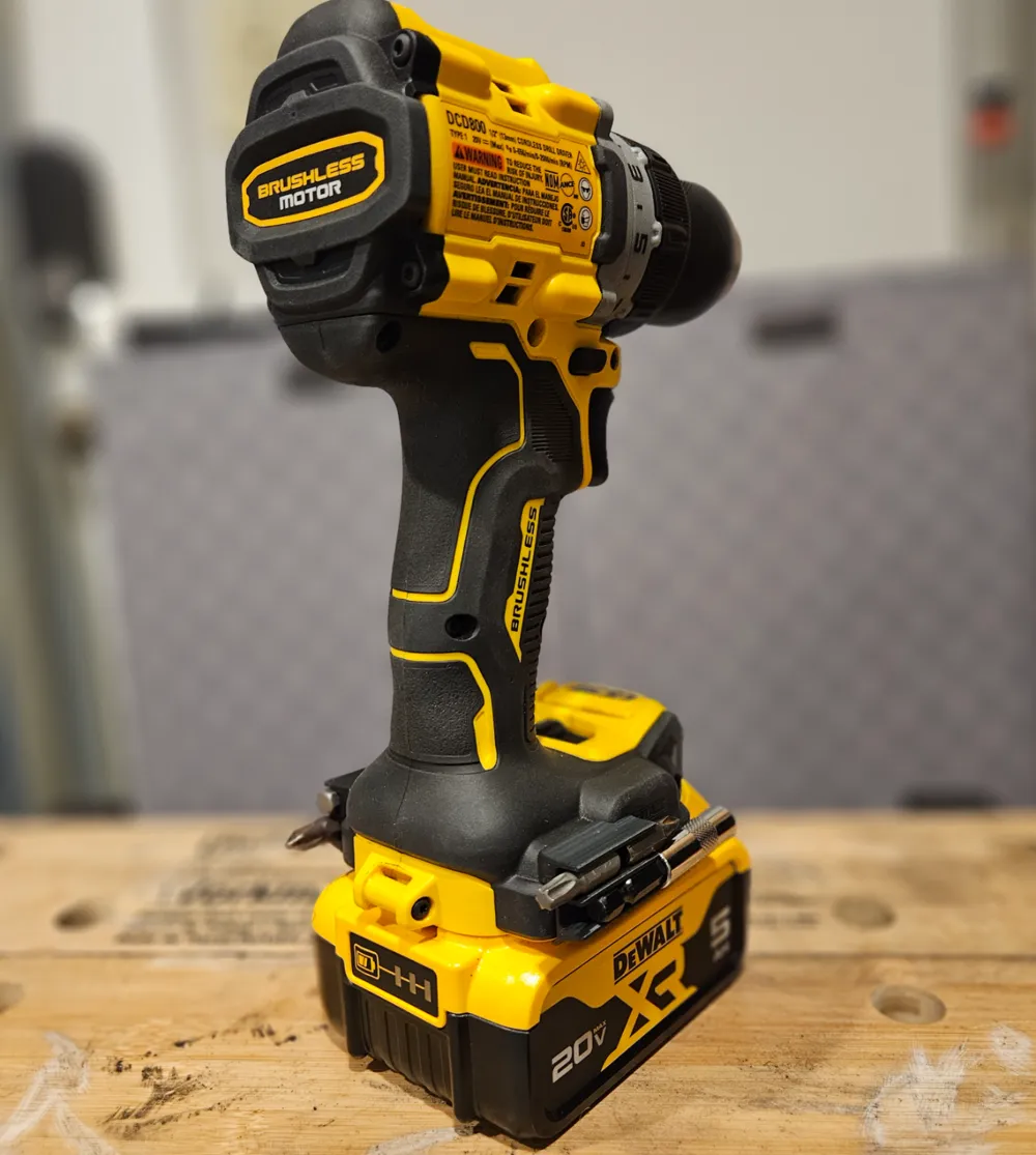 Dewalt drill (DCD800/DCD805) bit holders by bovineblitz - MakerWorld