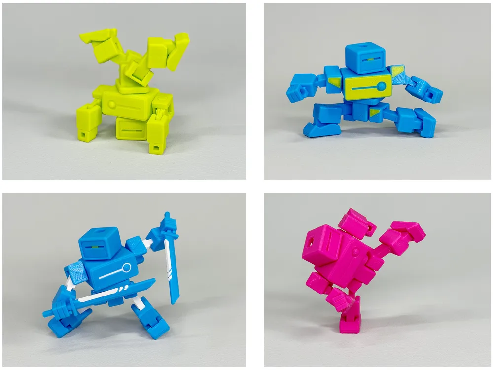 Robot C (18 Movable Joints, Print-In-Place) by DDWMAKER MakerWorld: Download Free 3D Models