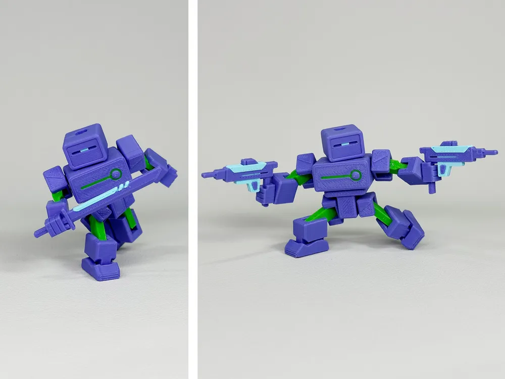 Robot C (18 Movable Joints, Print-In-Place) by DDWMAKER MakerWorld ...