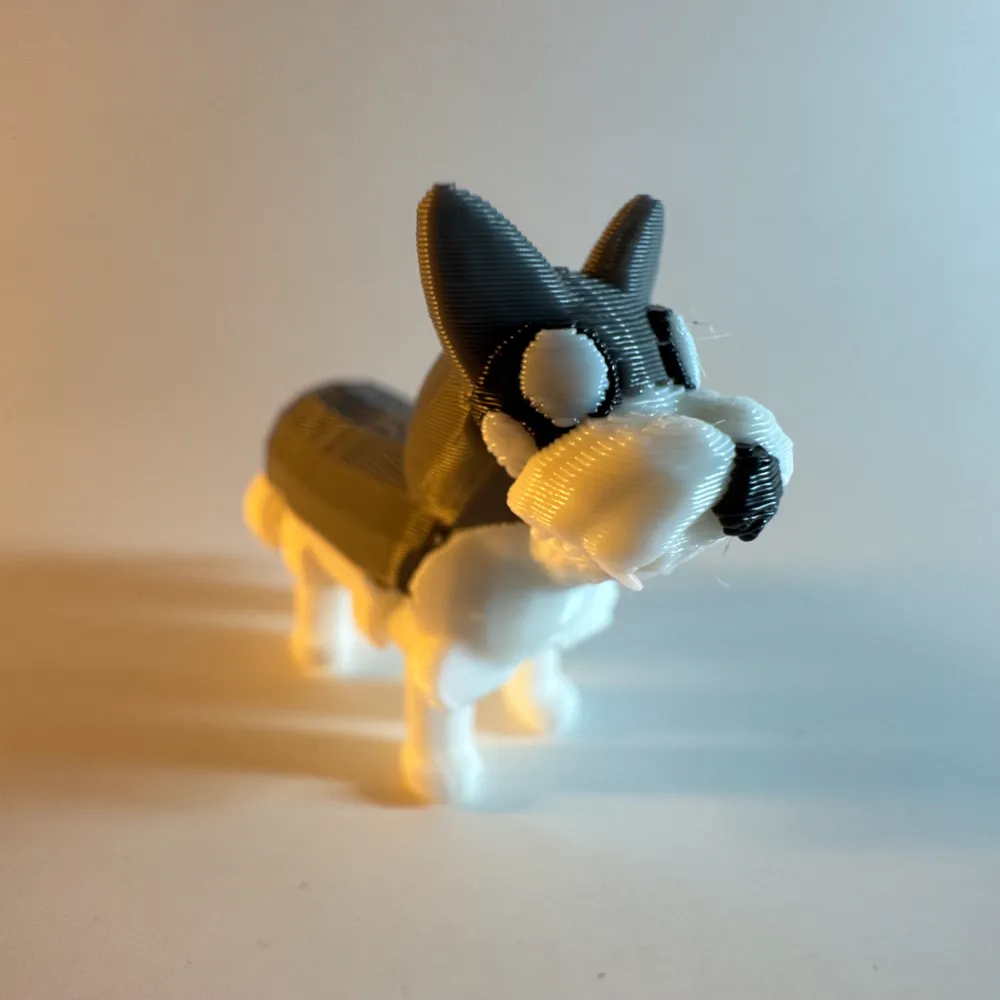 Articulated Cute Mini Schnauzer by Waffly3D - MakerWorld