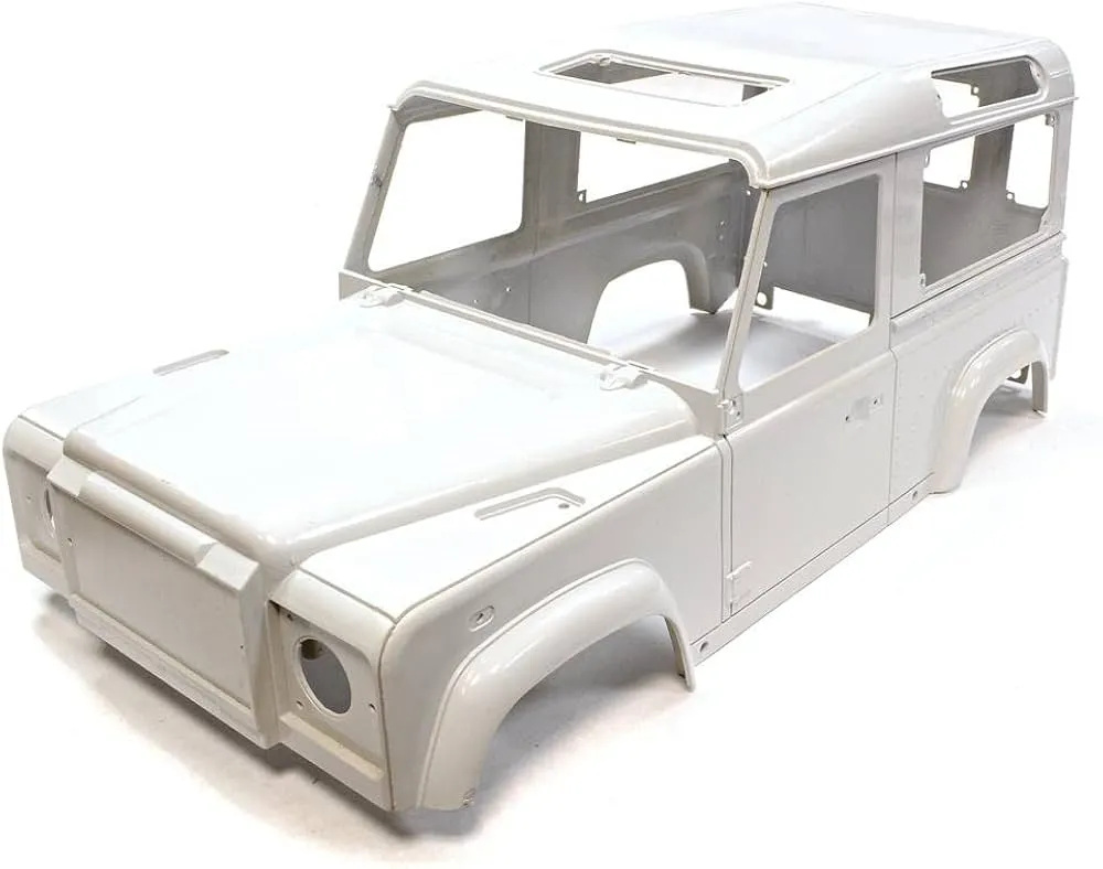 1/10 scale Land Rover Defender 90 RC body - Free 3D Print Model ...