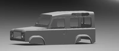 1/10 scale Land Rover Defender 90 RC body by RTM_LVFAB MakerWorld ...