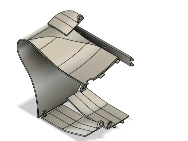 F1 DRS Wing Keyring Part 2 - Free 3D Print Model - MakerWorld