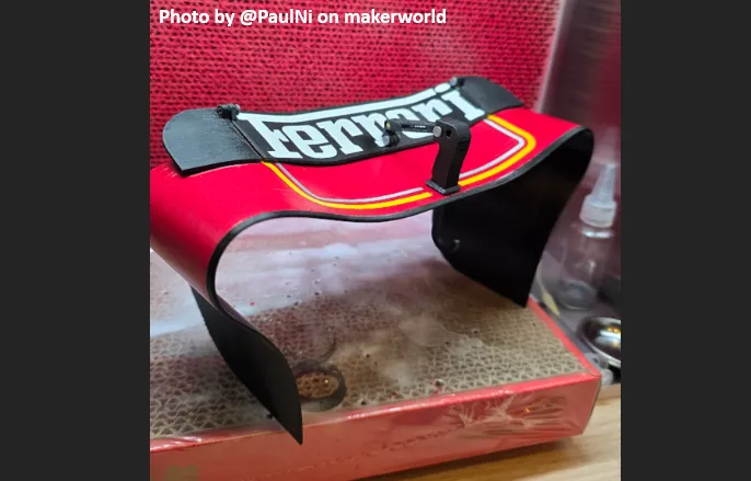 F1 DRS Wing Keyring Part 2 - Free 3D Print Model - MakerWorld