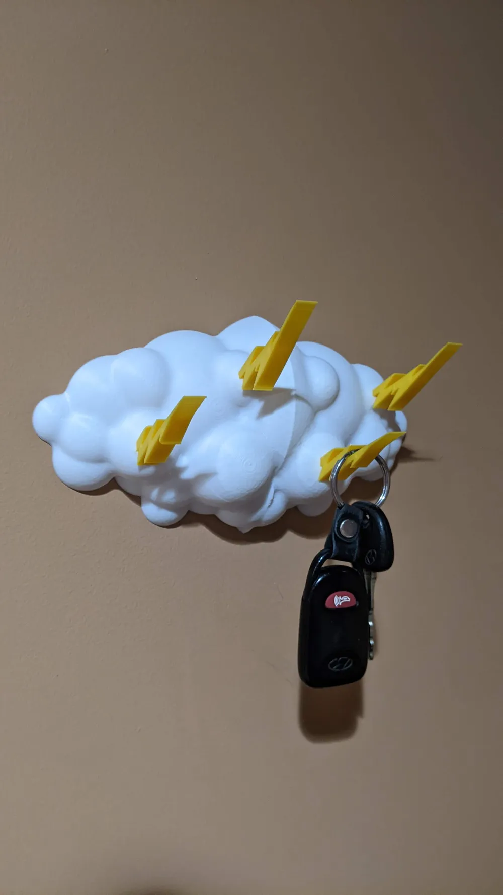 Cloud Lightning Keychain Holder by Elijah MakerWorld: Download Free 3D ...