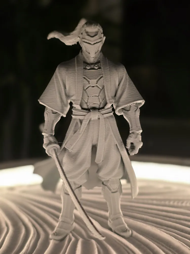 Cyber Ronin Figurine by NotR92 MakerWorld: Download Free 3D Models
