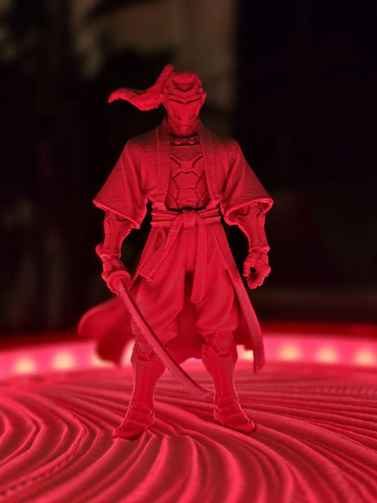 Cyber Ronin Figurine by NotR92 MakerWorld: Download Free 3D Models