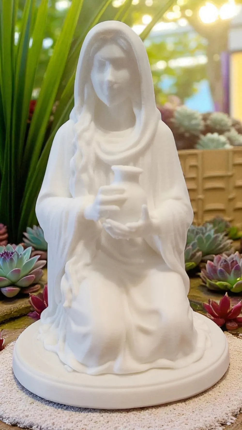 Mary Magdalen Statue - Free 3D Print Model - MakerWorld