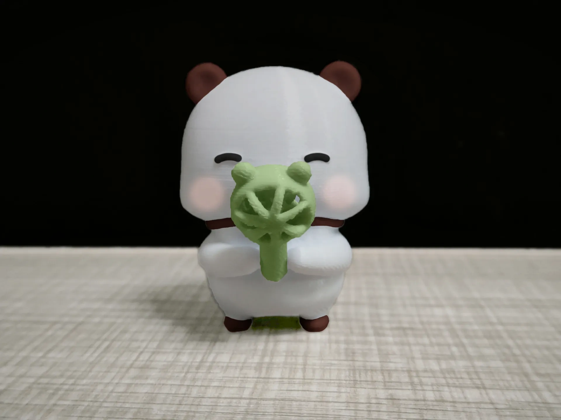 Couple Bear Series - Yi Er Holding a Small Fan (Couple Bear-summer_Fan ...