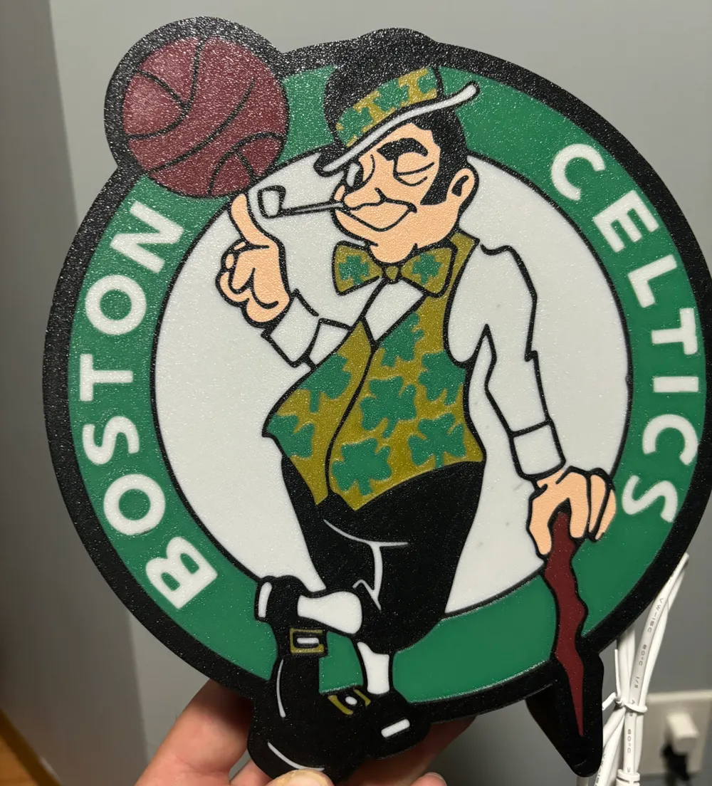Boston Celtics Logo Light Box by Future CanadaMakerWorld: Download Free ...