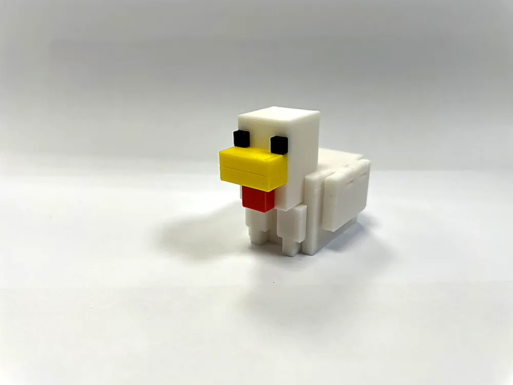 Minecraft Chicken - Flexible / Articulated by mail.iou MakerWorld ...