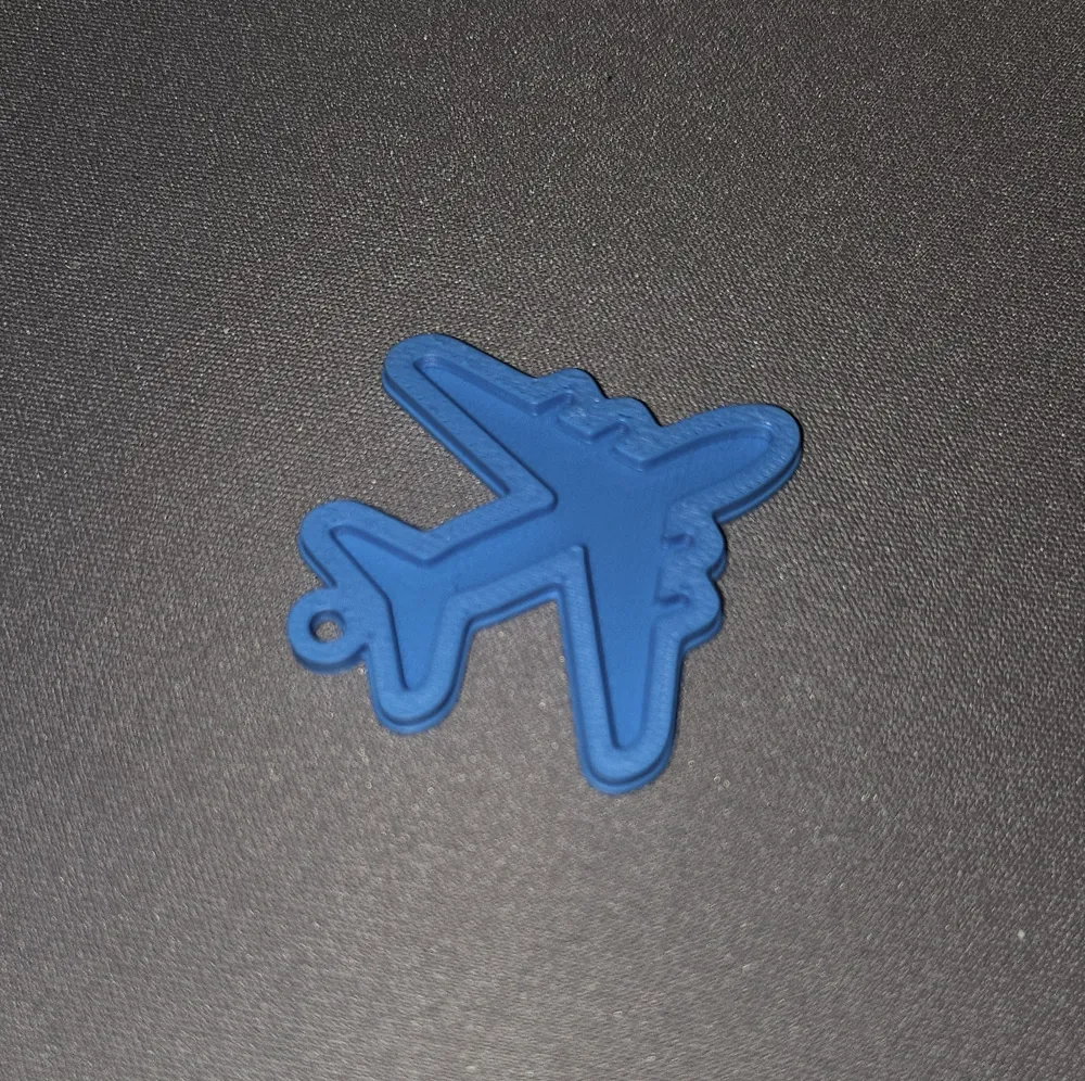 Aeroplane Keychain by WallnutPapaya - MakerWorld
