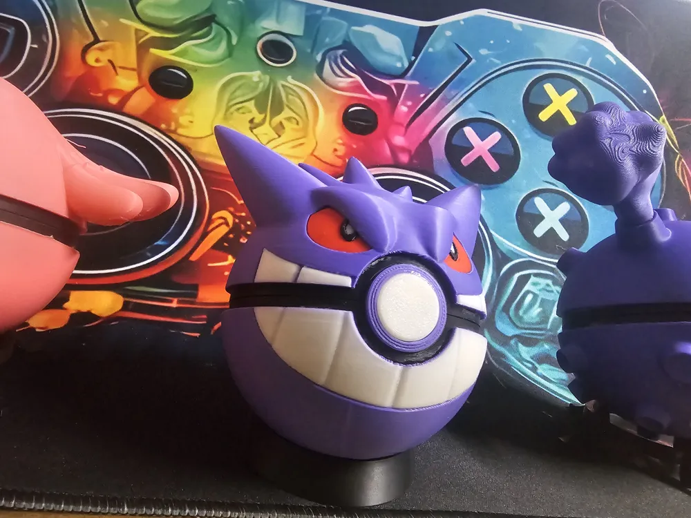 Gengar Pokeball by Sk1ttl3s93 MakerWorld: Download Free 3D Models