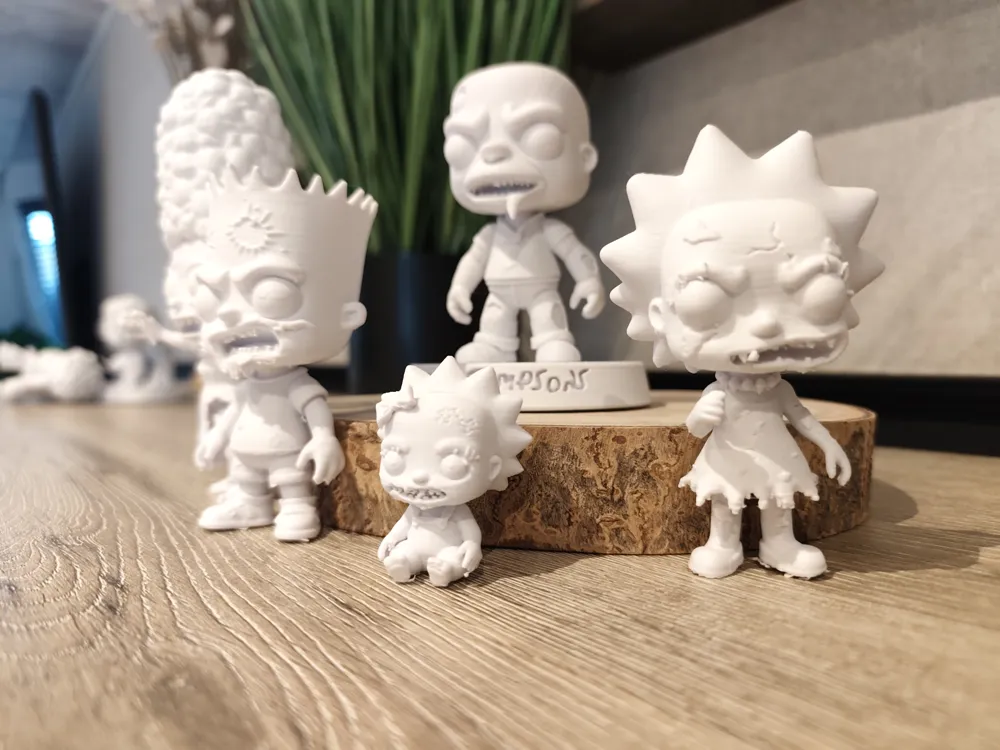 The Simpsons - Undead Series Chibi - Free 3D Print Model - MakerWorld