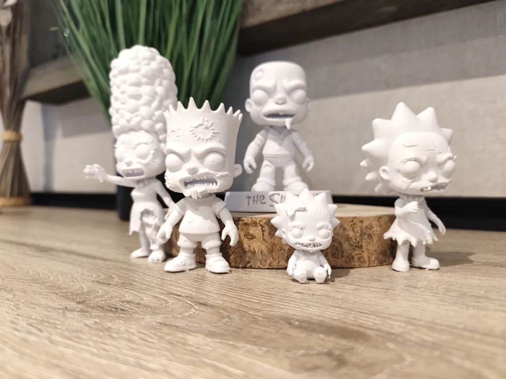 The Simpsons - Undead Series Chibi - Free 3D Print Model - MakerWorld