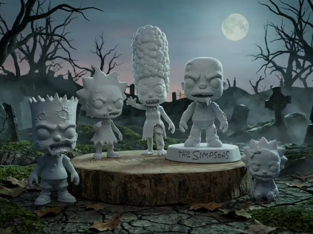 The Simpsons - Undead Series Chibi - Free 3D Print Model - MakerWorld