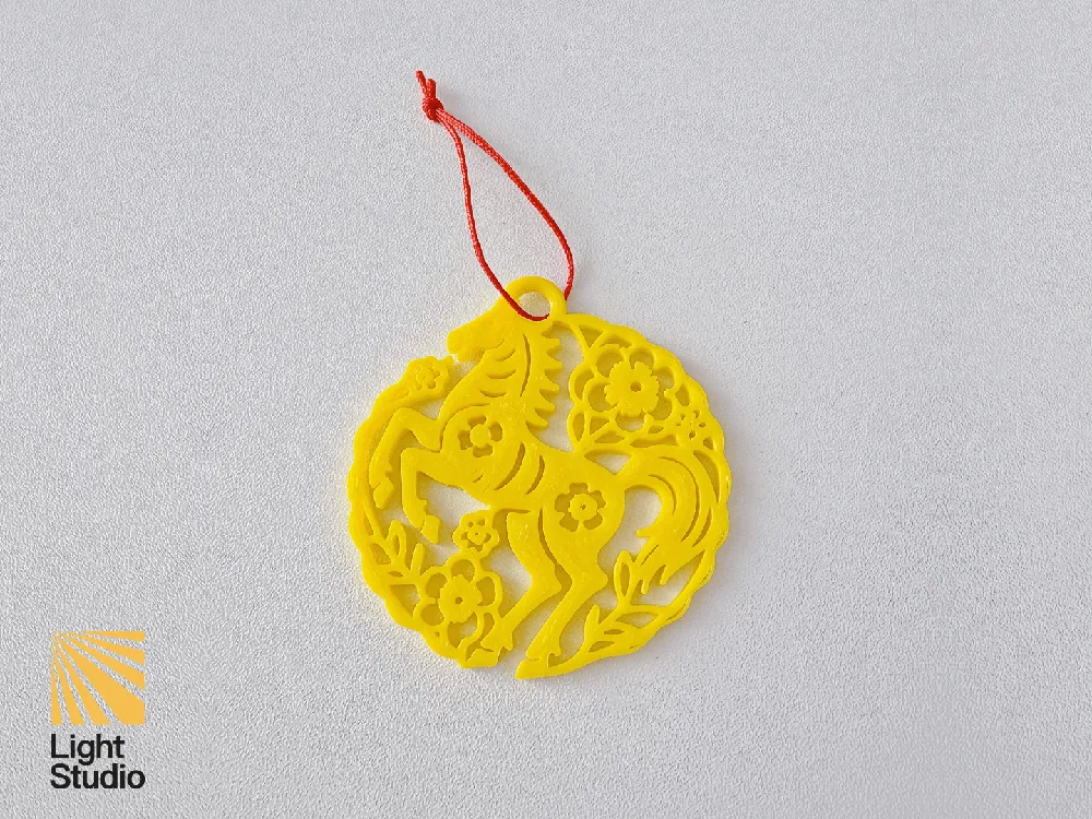 2026 Year of the Horse New Year Pendant: Instant Success! - Free 3D ...