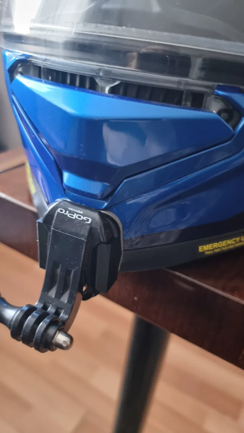 GoPro chin mount for HJC RPHA 71 helmet - Free 3D Print Model - MakerWorld