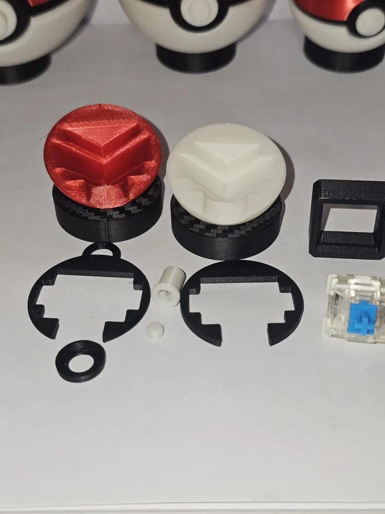 Micro Ball Poke Clicker Keychain - Free 3D Print Model - MakerWorld