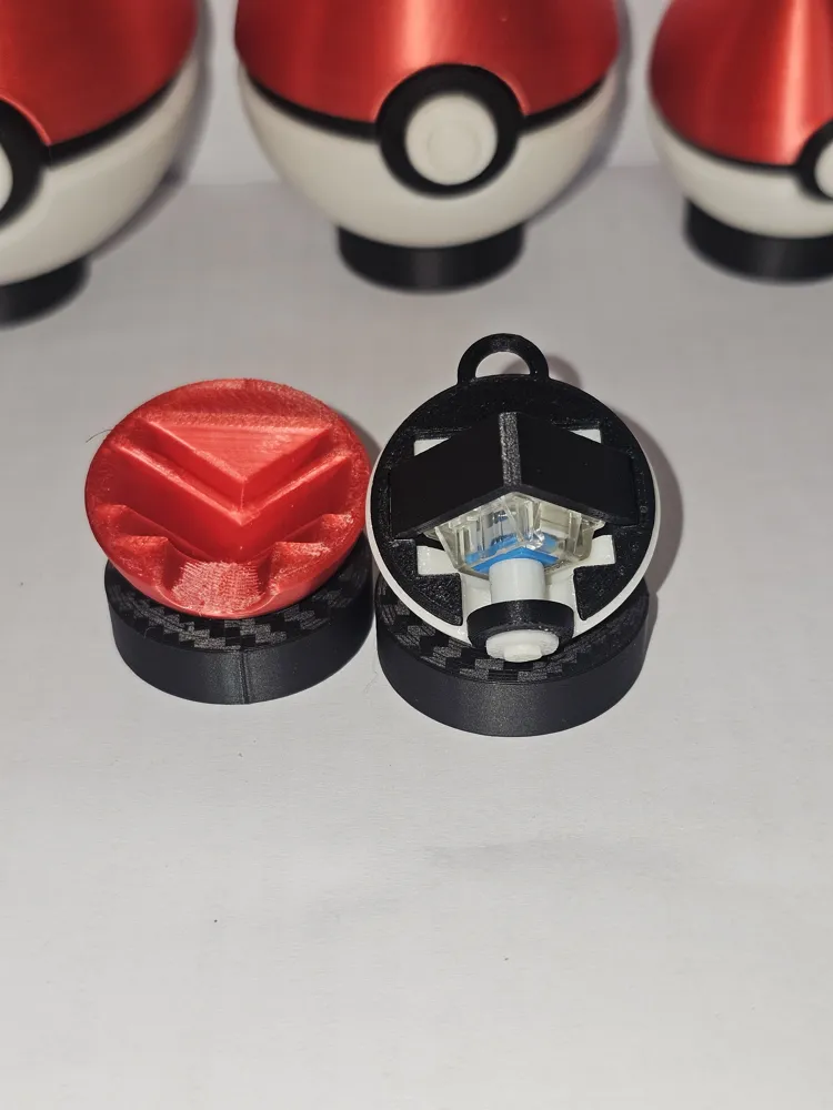 Micro Ball Poke Clicker Keychain - Free 3D Print Model - MakerWorld