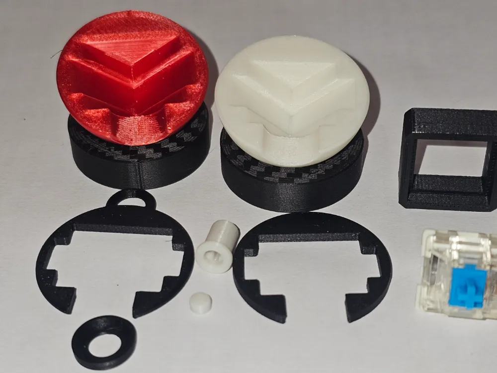 Micro Ball Poke Clicker Keychain - Free 3D Print Model - MakerWorld