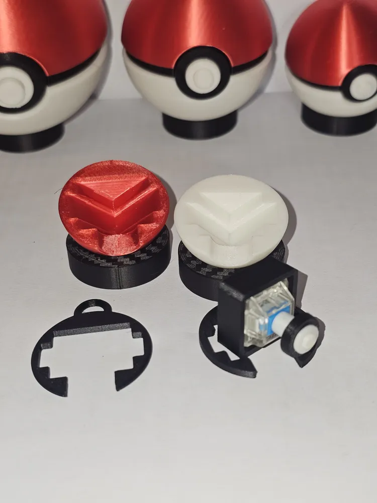 Micro Ball Poke Clicker Keychain - Free 3D Print Model - MakerWorld