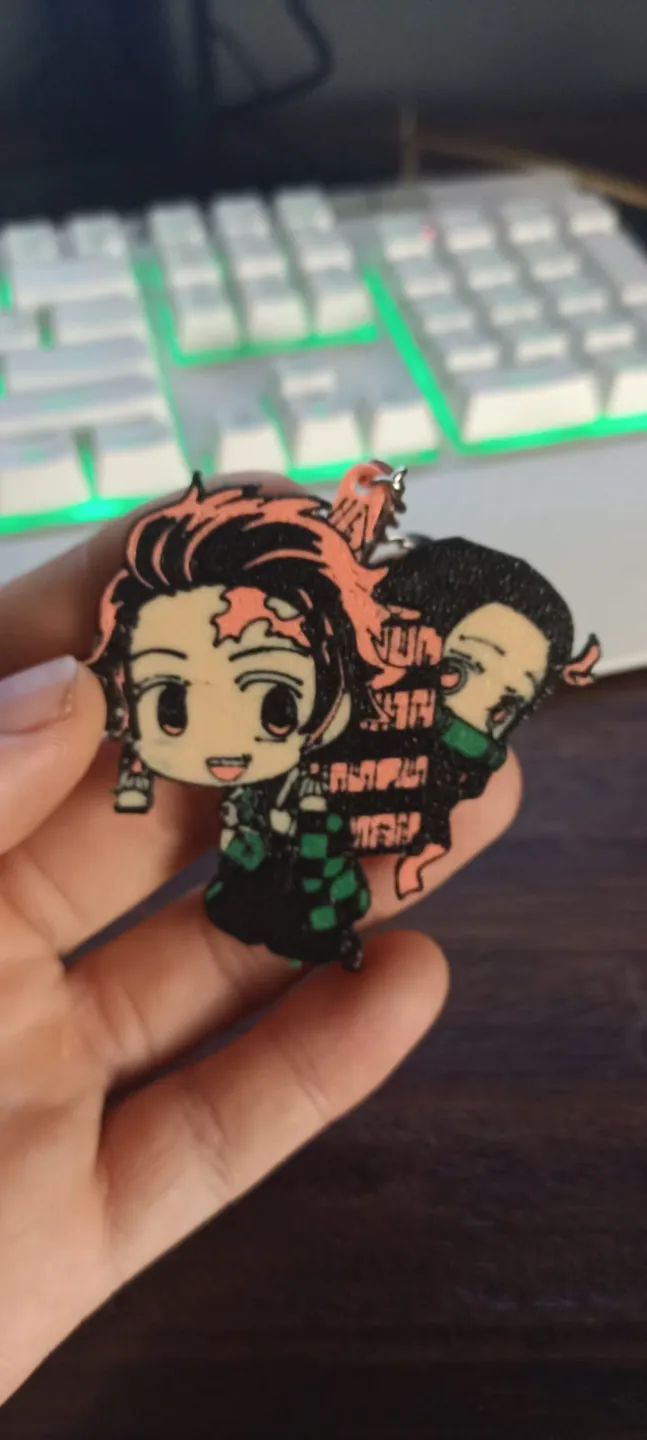 Tanjiro keychain by Morphos3d - MakerWorld
