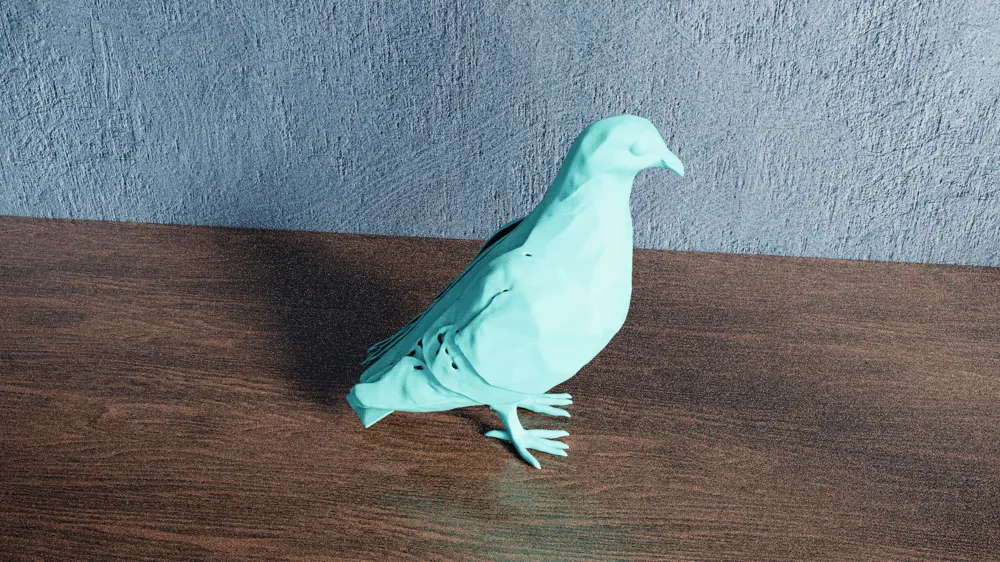 Low Poly Pigeon - Free 3D Print Model - MakerWorld