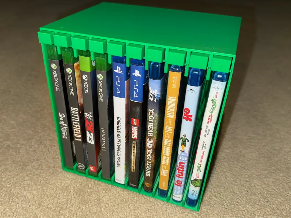 Retro Case | XBOX PlayStation Blue-ray | Stackable - Free 3D Print ...