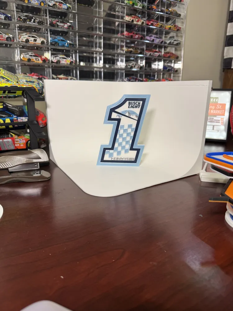 Ross Chastain 1 NASCAR Busch Light Sign - Free 3D Print Model - MakerWorld