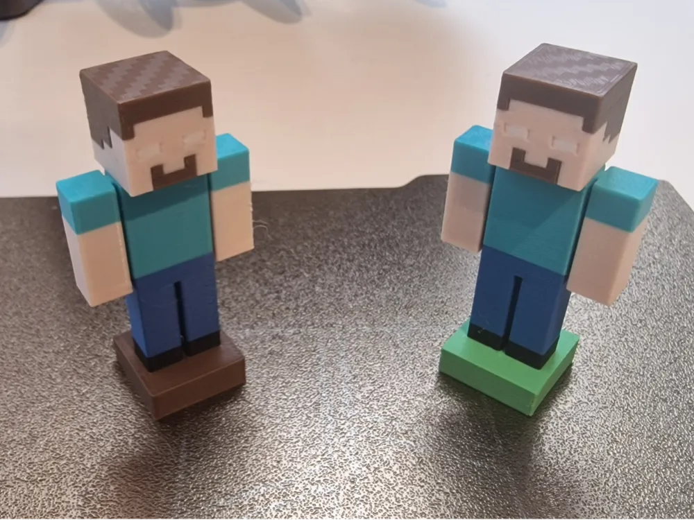 Minecraft Figure - Steve (Herobrine) by Christian MakerWorld: Download ...