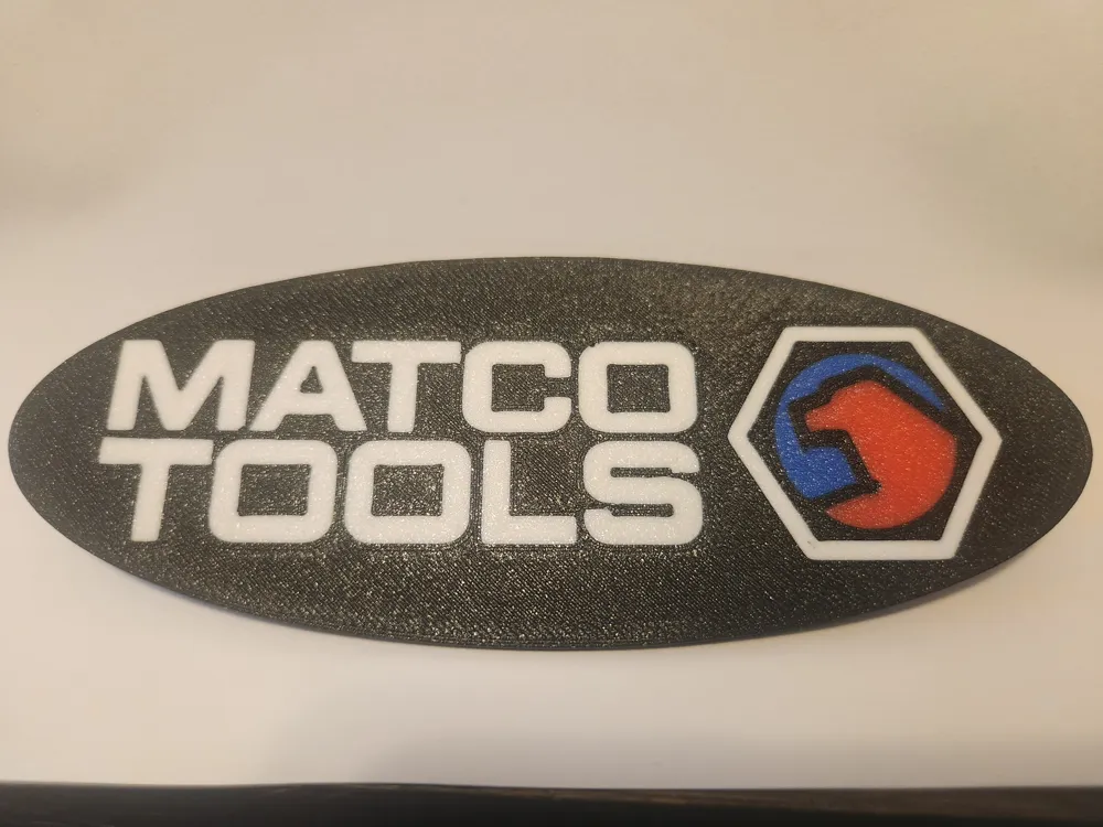 Matco Oval And Square Logo Plates by Imagine Designs Ink - MakerWorld