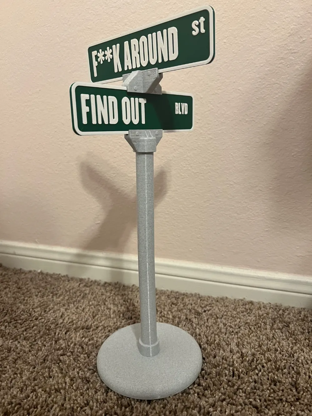 FAFO Street Sign Remixed by RB1105 MakerWorld: Download Free 3D Models