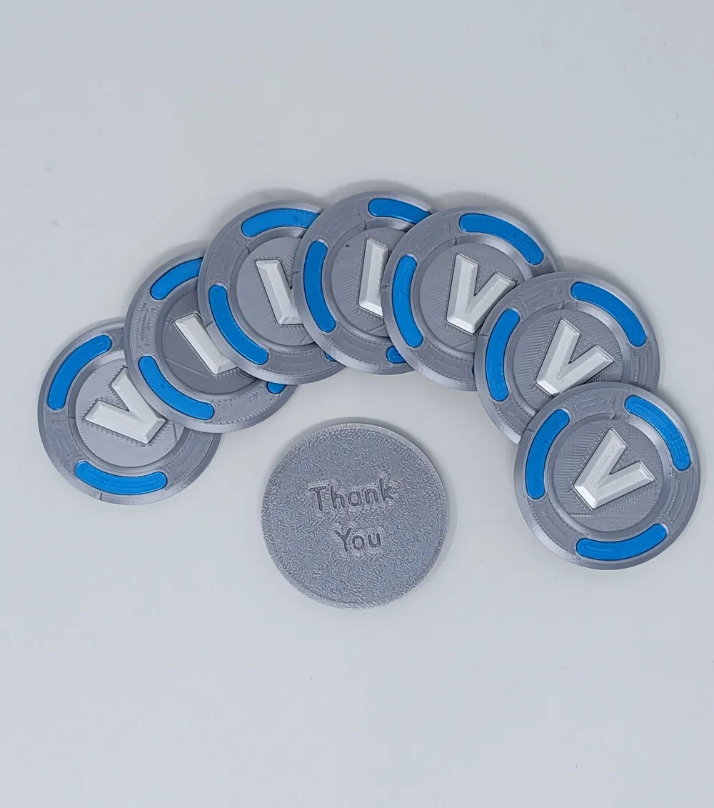 Fortinte VBuck Party Favor by SpacemanSpiff - MakerWorld