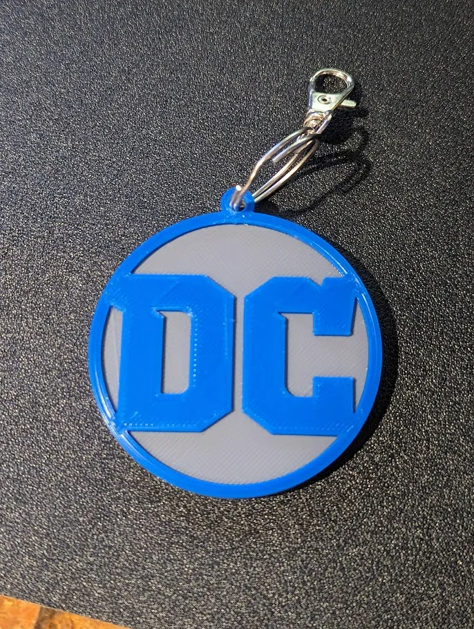 DC Comics Keychain by aggarber - MakerWorld
