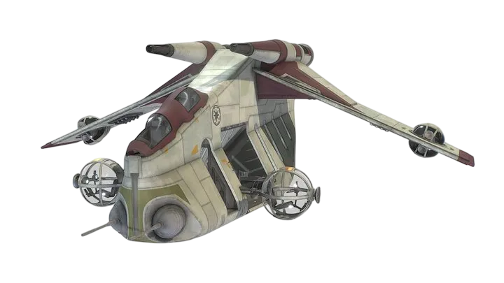 LAAT Republic Gunship - Free 3D Print Model - MakerWorld